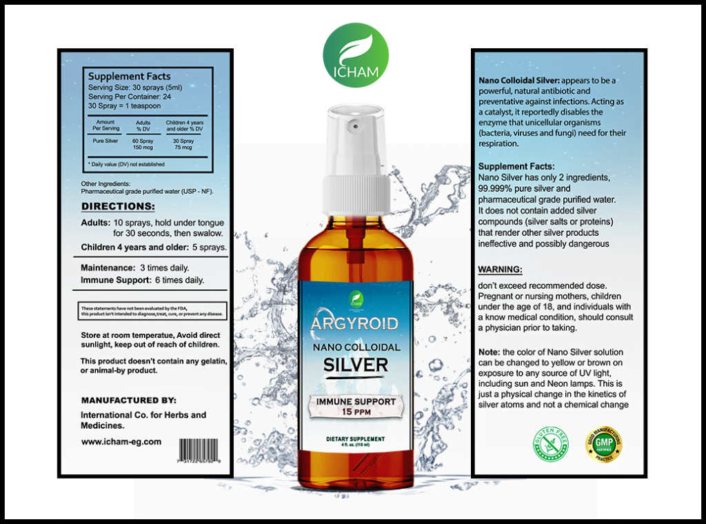 Argyroid Nano Silver Spray | ICHAM